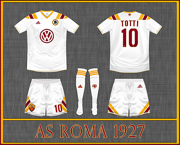 AS Roma Away 2013 kit by Adidas