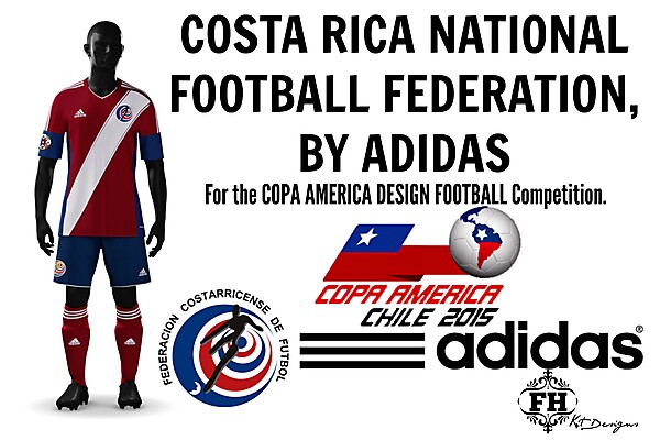 Costa Rica Kit by Adidas . - Copa America Competition