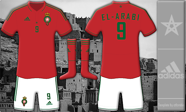 Morocco Home - Adidas Kit
