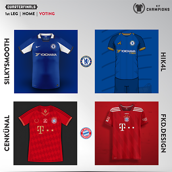 Quarterfinals 1-2 voting