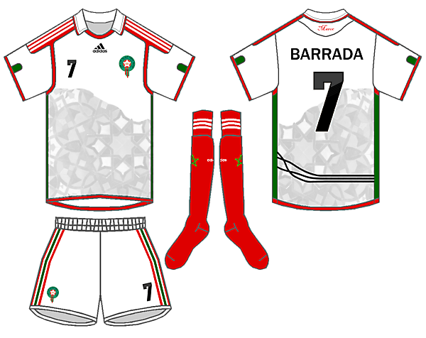 Adidas Morocco Away Kit