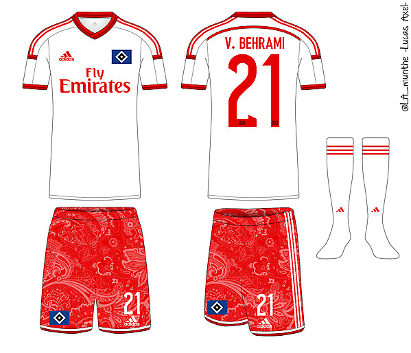 HSV Home Kit - Batik Style