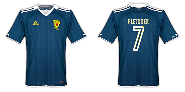 Scotland home kit - adidas
