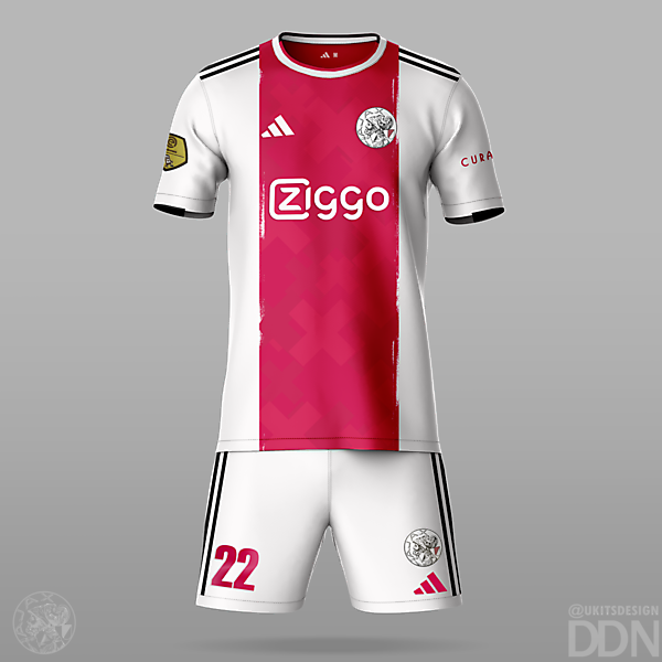 Ajax Amsterdam Home kit by @Ukits2