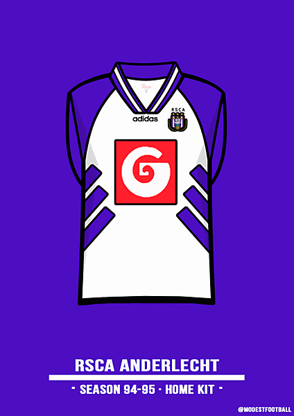 Anderlecht 94-95 home shirt.