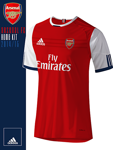 Arsenal Adidas Home Kit