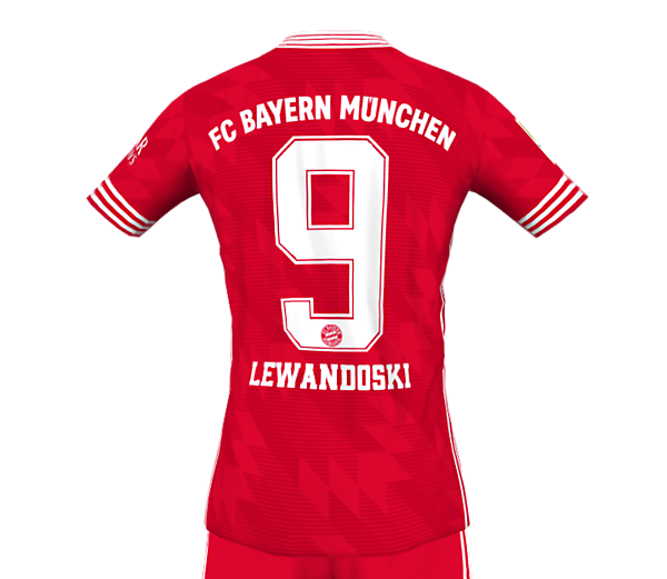 BAYERN 21-22 FANTASY HOME KIT (BACK)