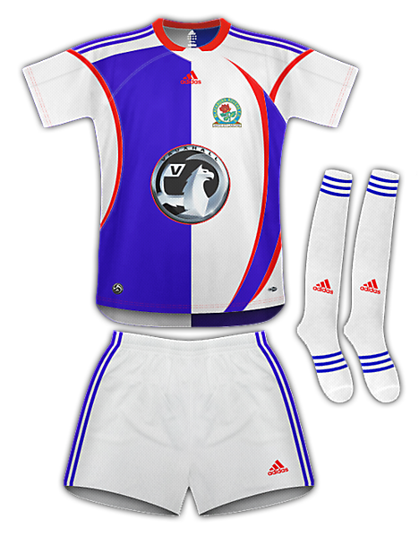 Blackburn Rovers Home Kit 09/11