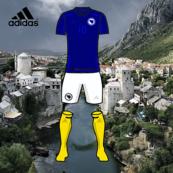 bosnia football home kits 2017