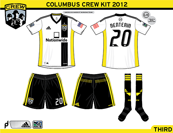Columbus Crew 2012 Kits