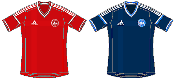 Denmark Adidas World Cup Kits