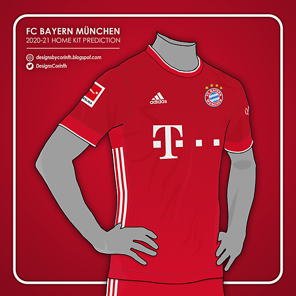 FC Bayern | 2020-21 Home Kit Prediction