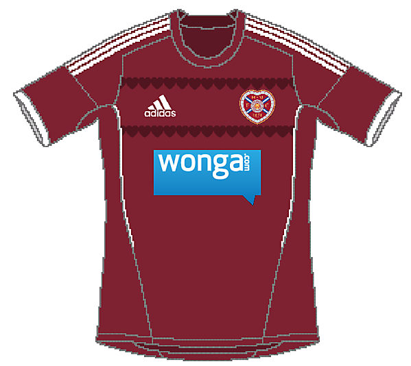 Hearts FC Adidas Home