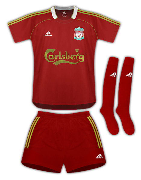 Liverpool Euro Kit 09/10