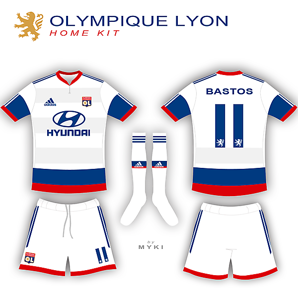 Olympique Lyon home kit