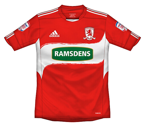 Middlesbrough home shirt