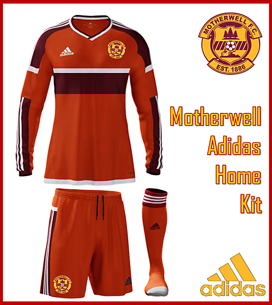 Motherwell F.C. - Adidas Home Kit