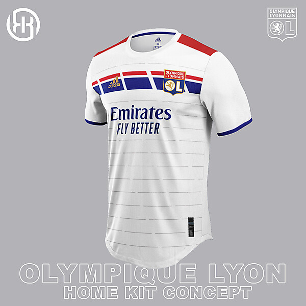 Olympique Lyon | Home kit concept