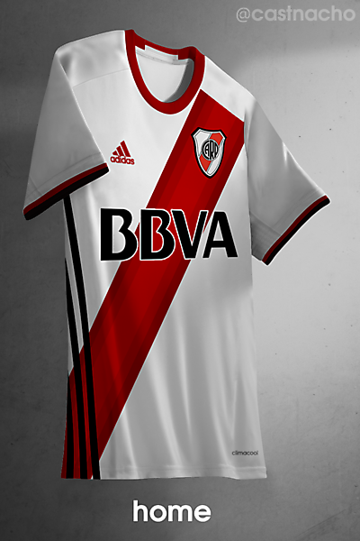 River Plate 2016/17 Home Kit