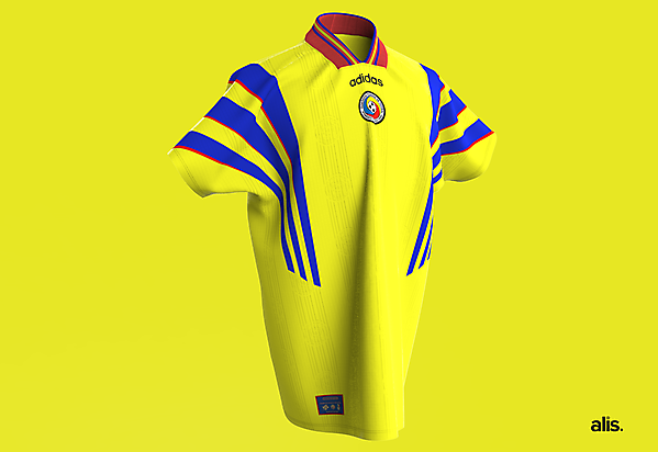 Romania X adidas - Home - 1996/98