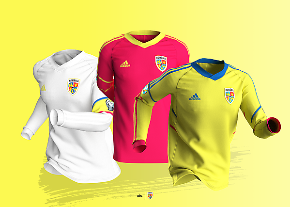 Romania X adidas - Shirt template concept