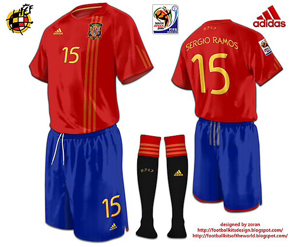 Spain World Cup 2010 fantasy home