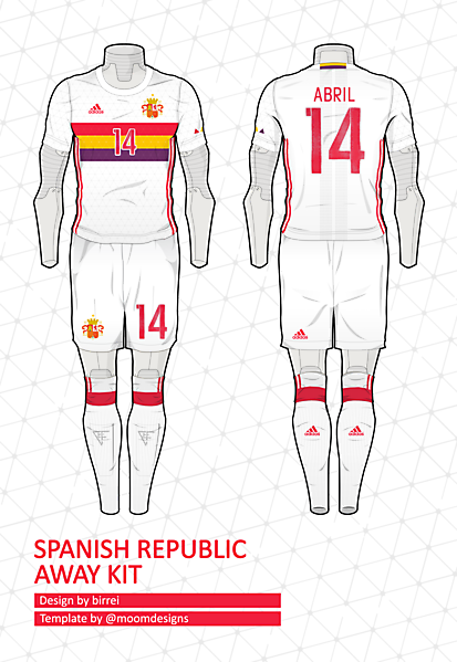Spanish Republic Away kit
