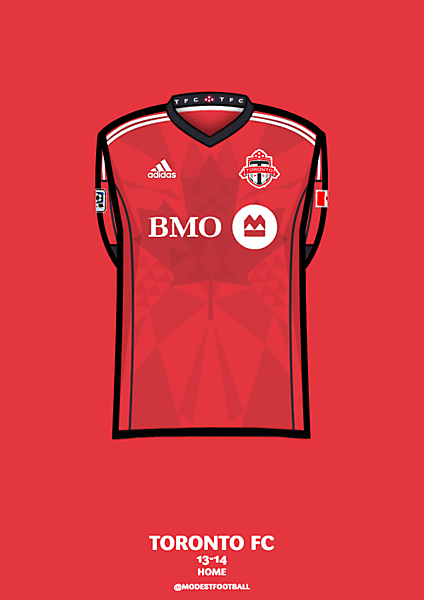 Toronto FC home shirt 13-14.