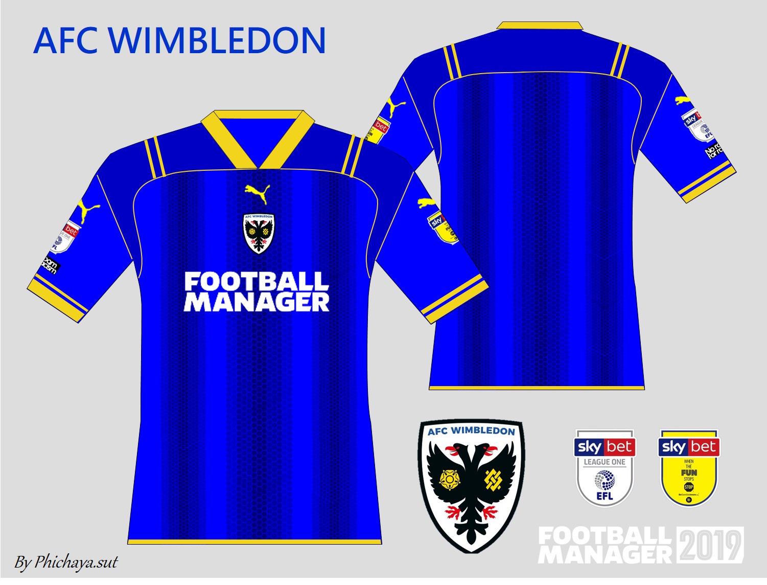 AFC Wimbledon Home kit 2021