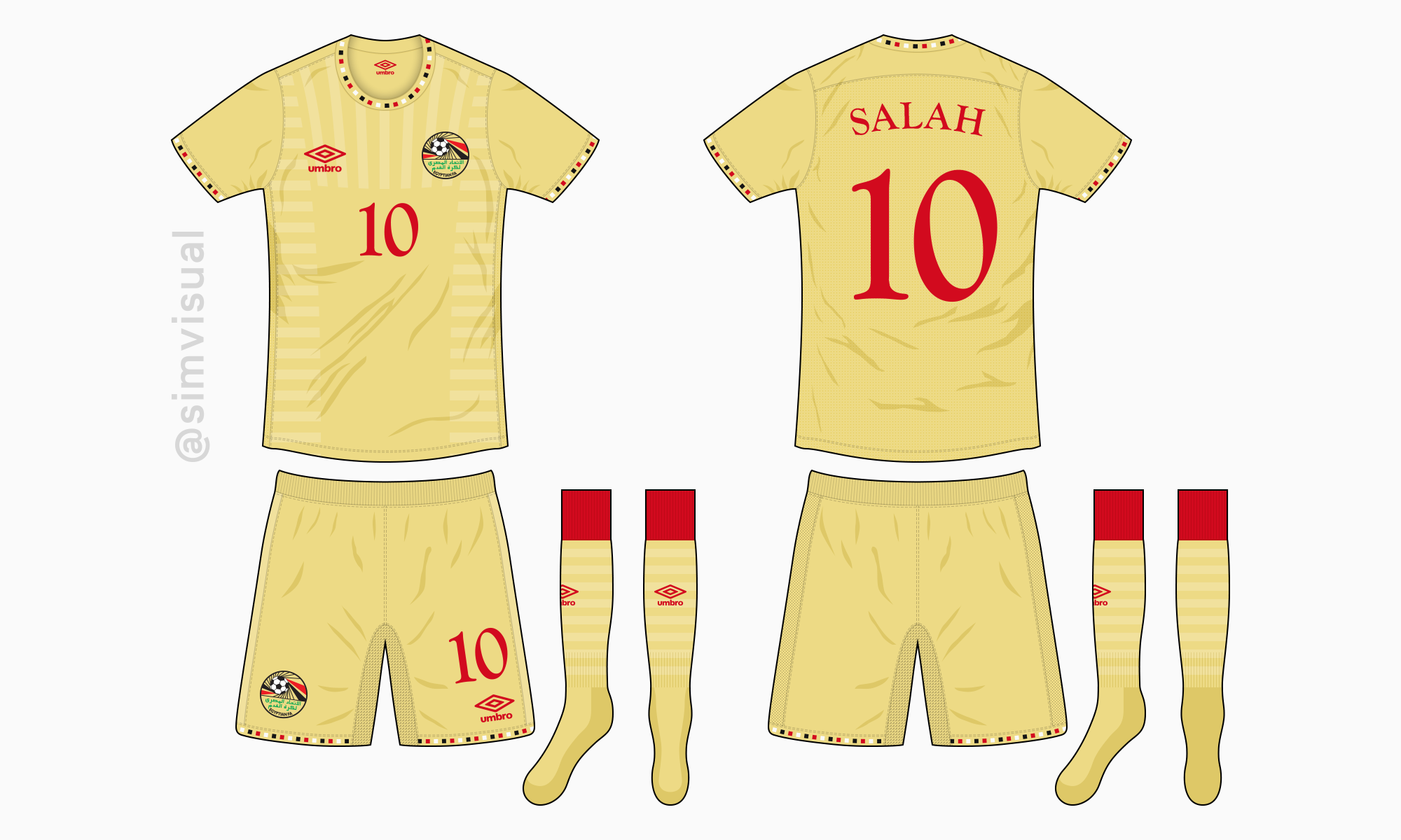 Egypt Away Kit - Umbro