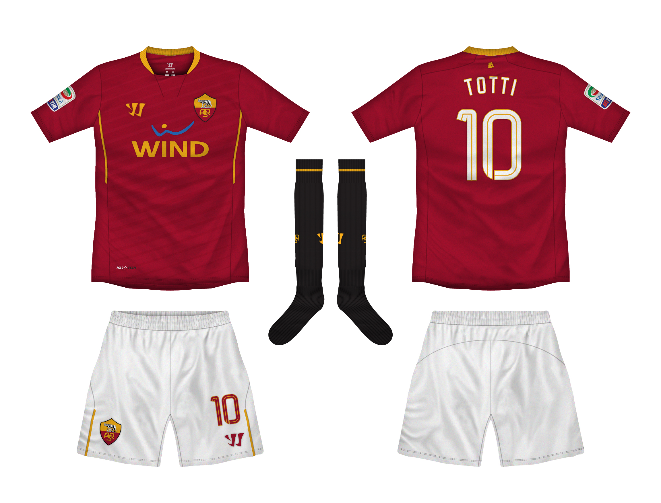 AS Roma home kit