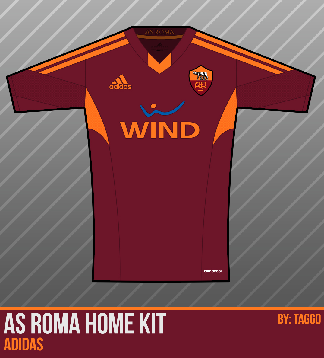 AS ROMA ADIDAS HOME