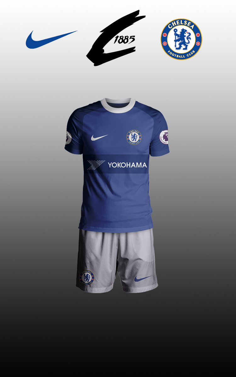 Chelsea Nike kit 2017/18 Home concept