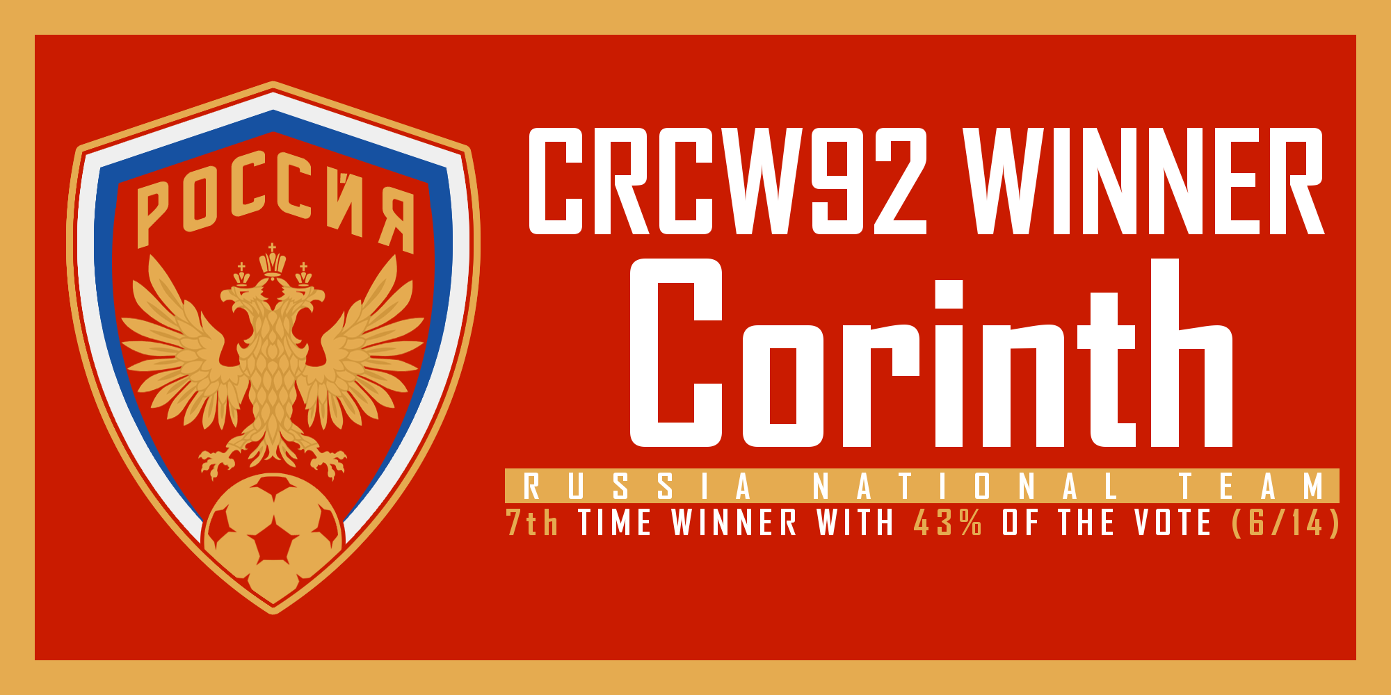 CRCW92 - WINNER