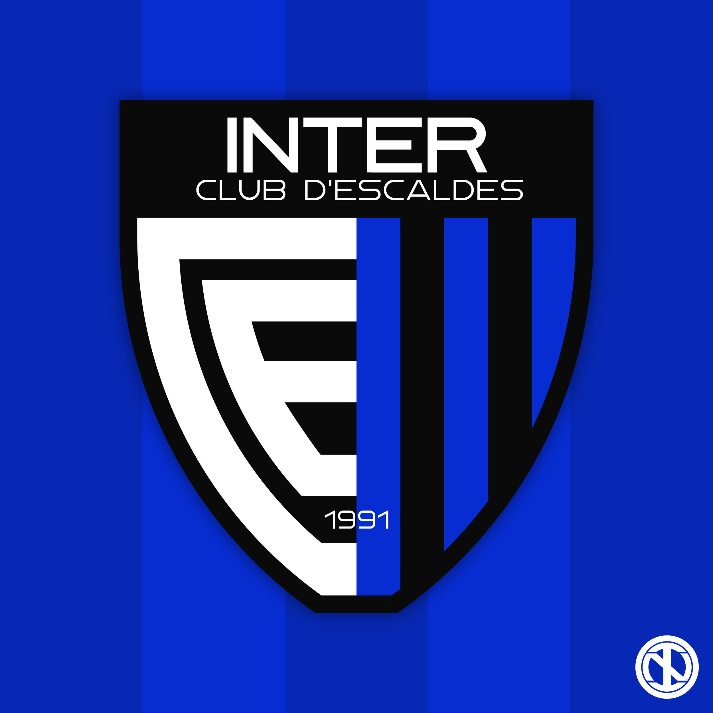 Inter Club D'Escaldes | Crest Redesign Concept