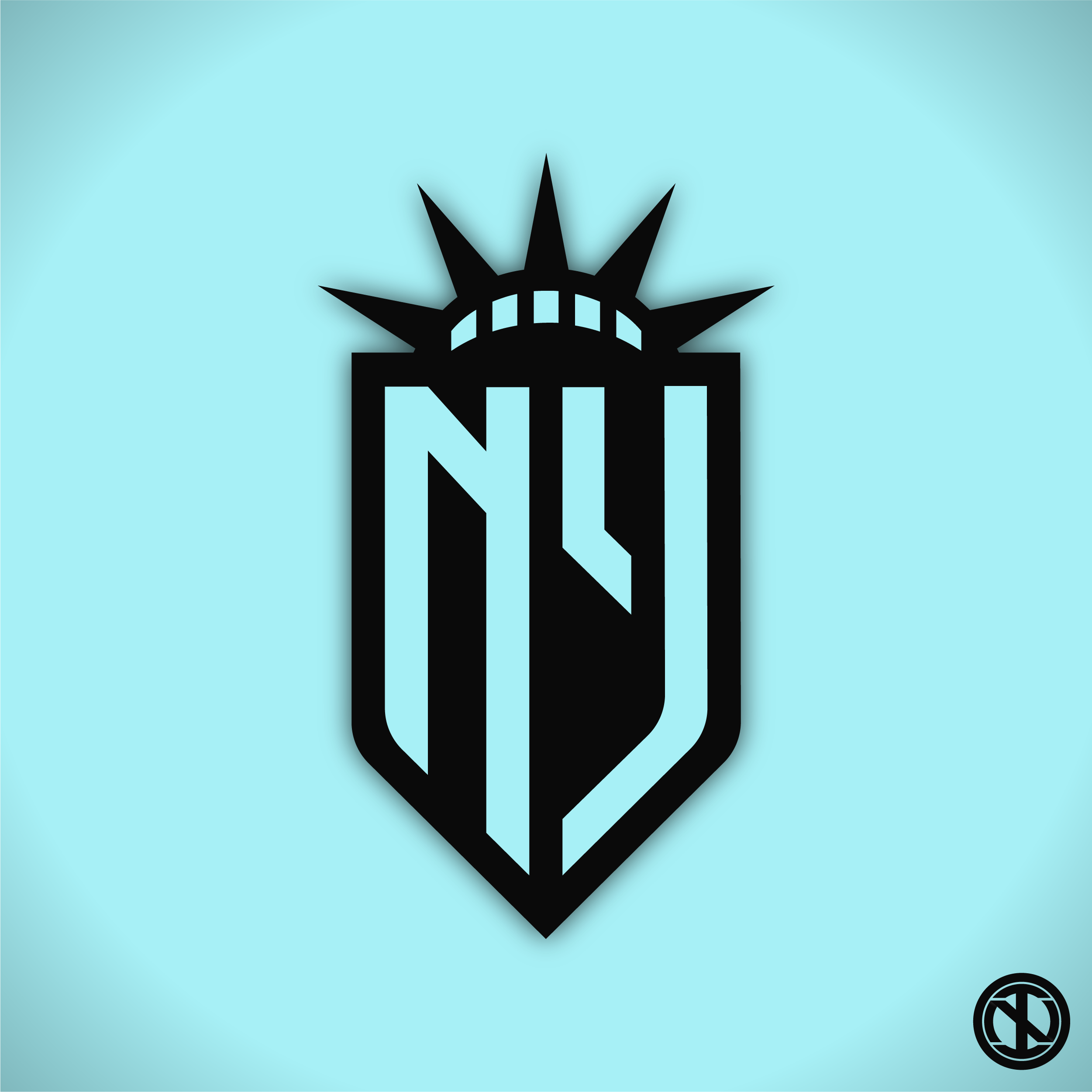 NY/NJ Gotham FC | Crest Redesign Concept