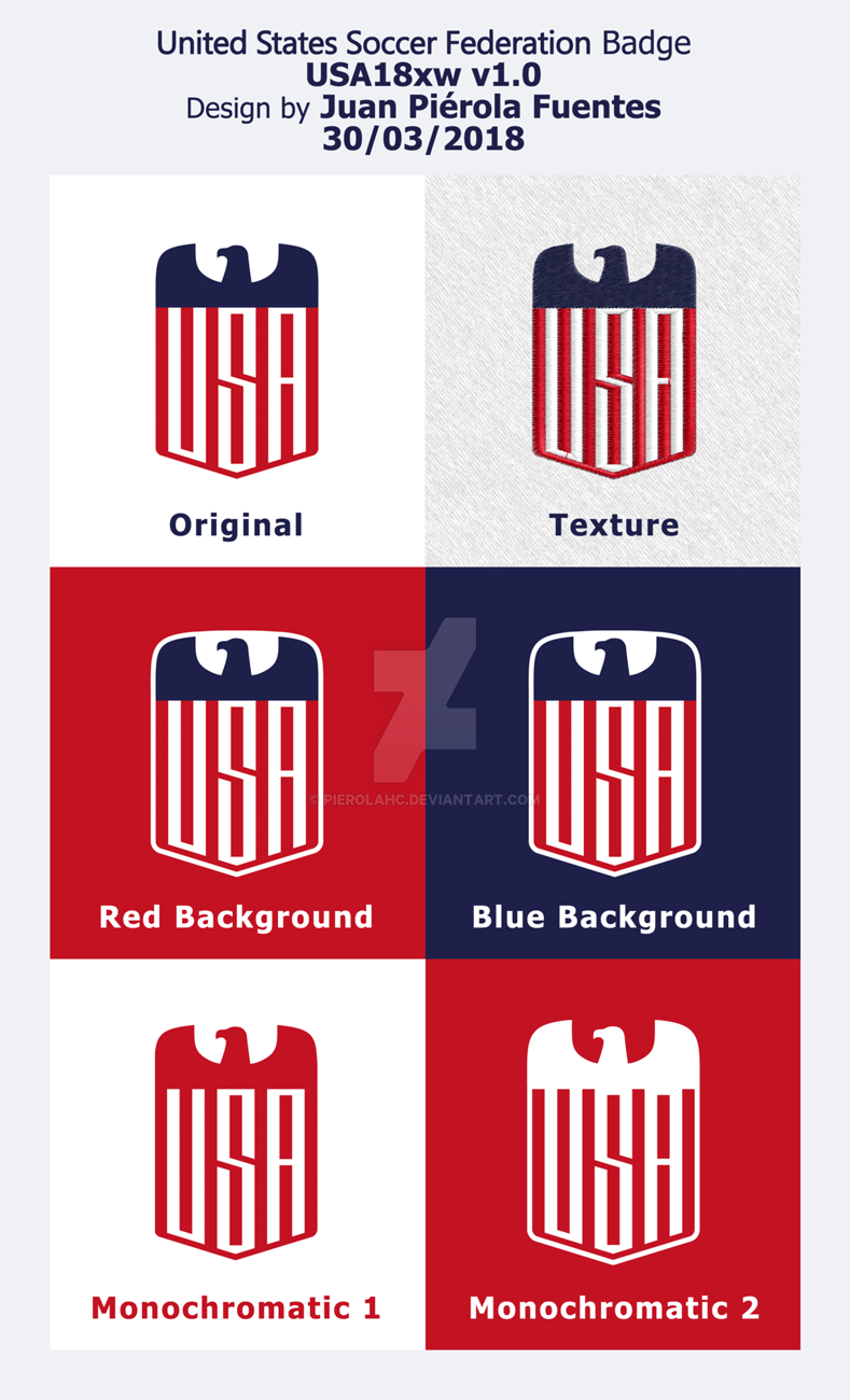 USA badge variations