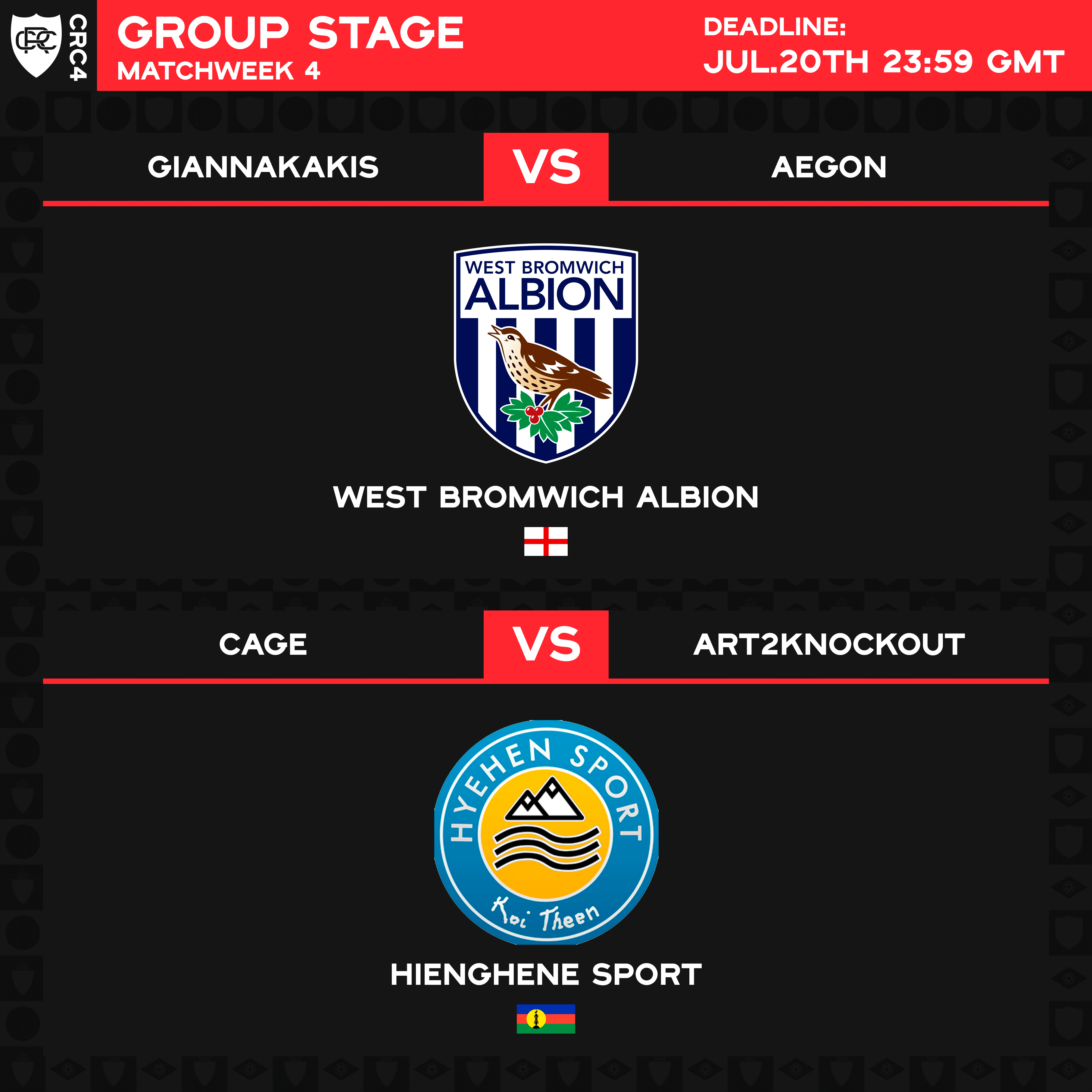 Group E - Matchweek 4