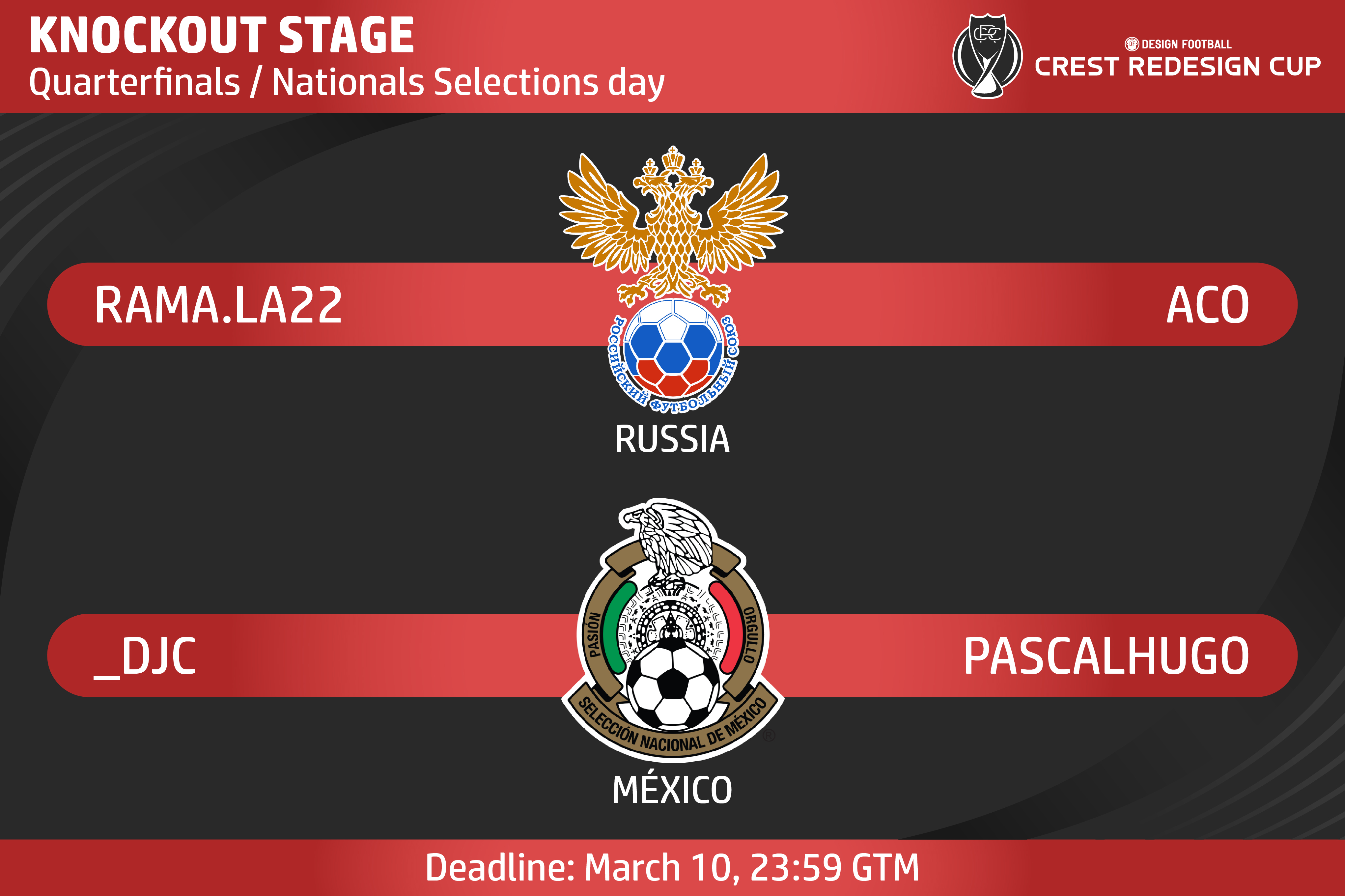 Quarterfinals - Part 1