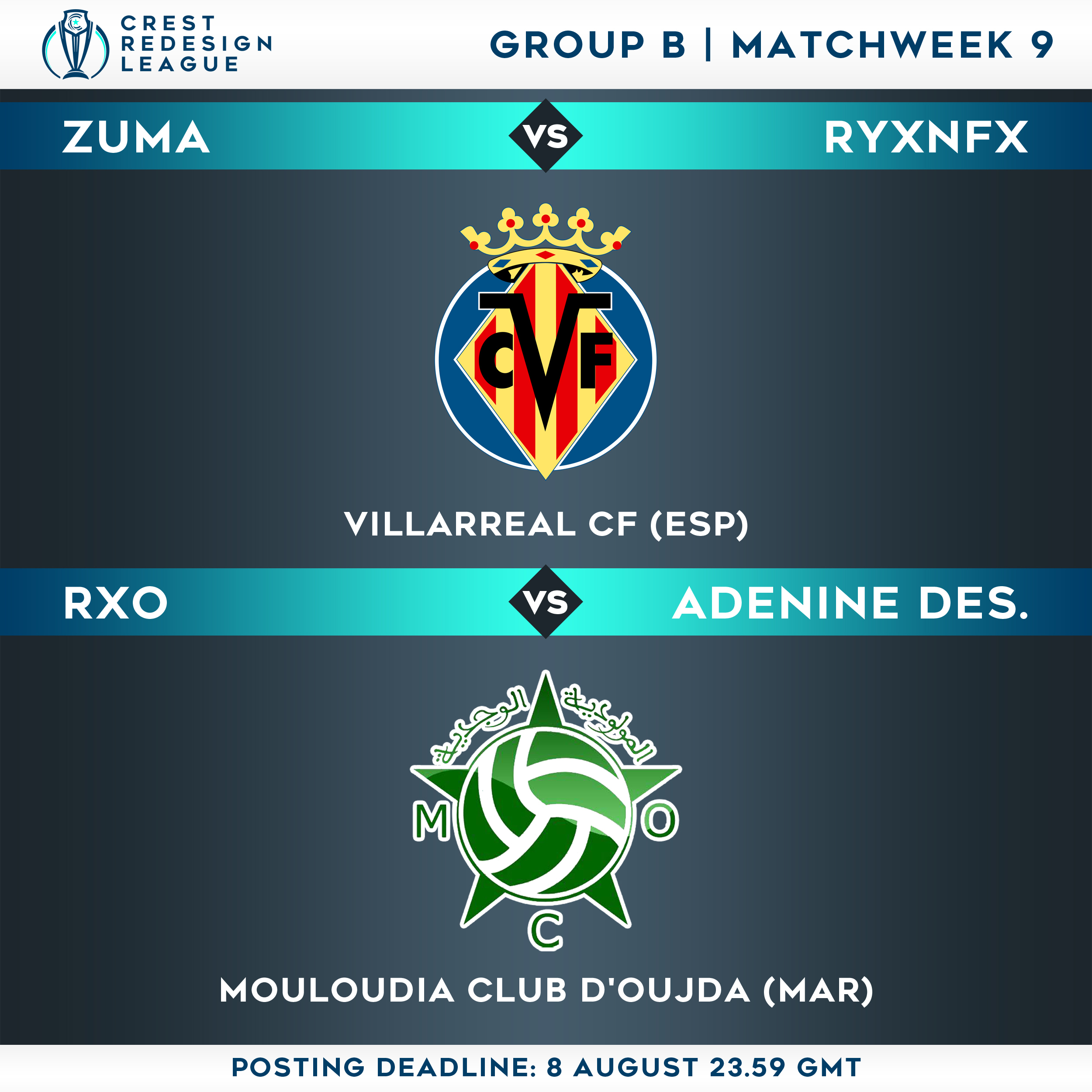 Group B - Matchweek 9