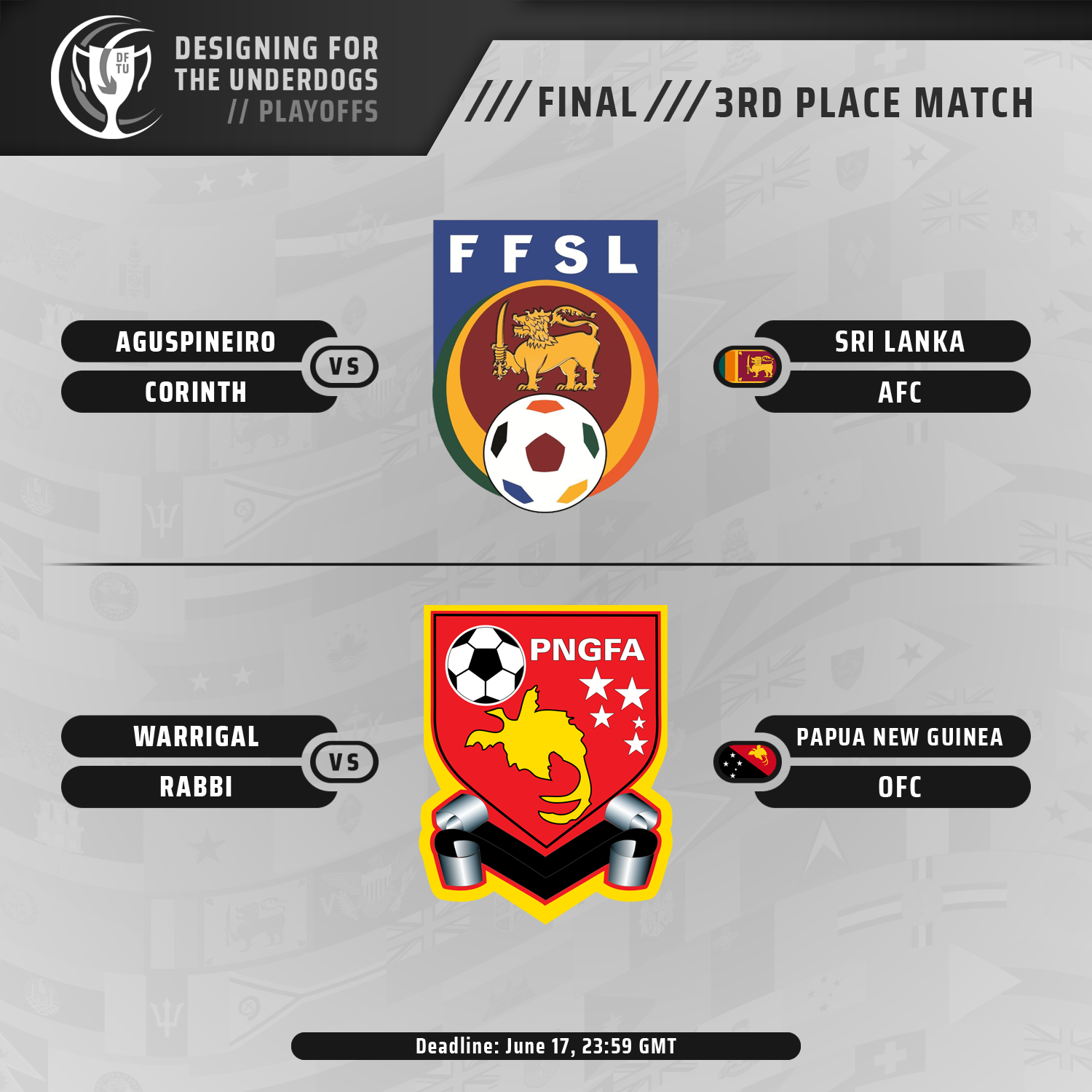 Final and 3rd Place Matches