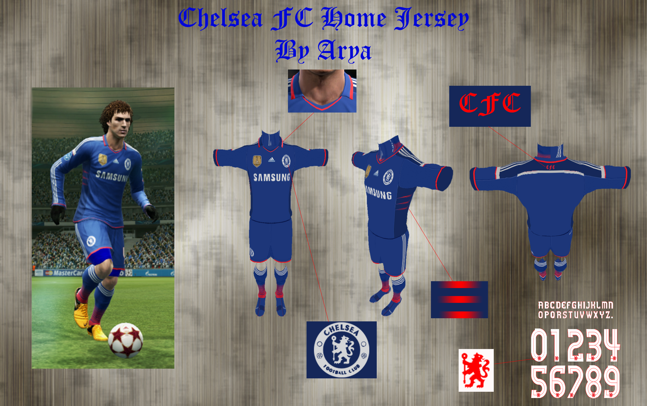 Chelsea FC home shirt