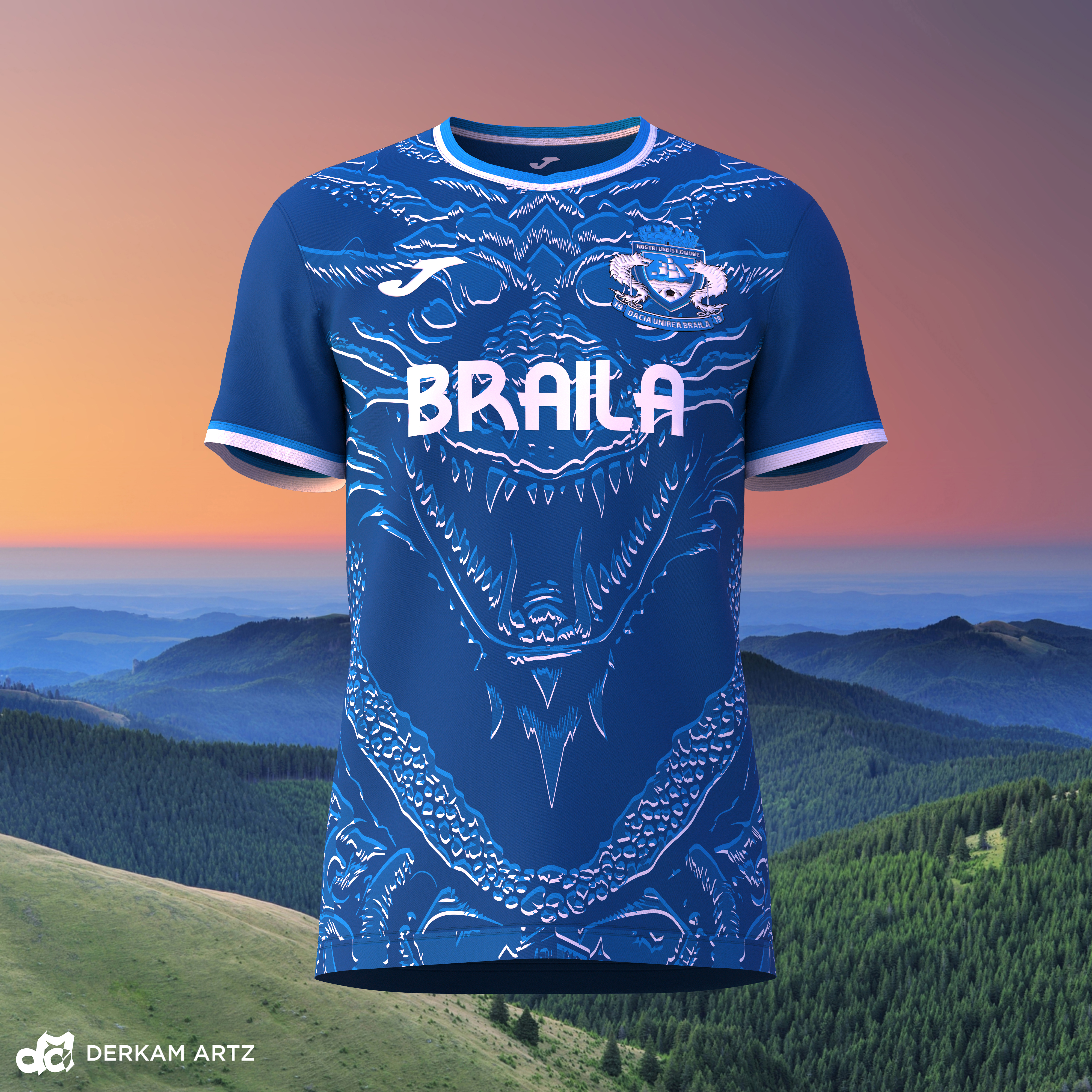 Dacia Unirea Brăila x Joma - Home Kit Concept