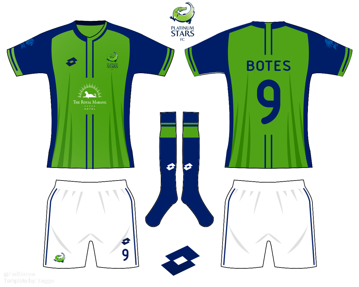 Platinum Stars asymmetric kit