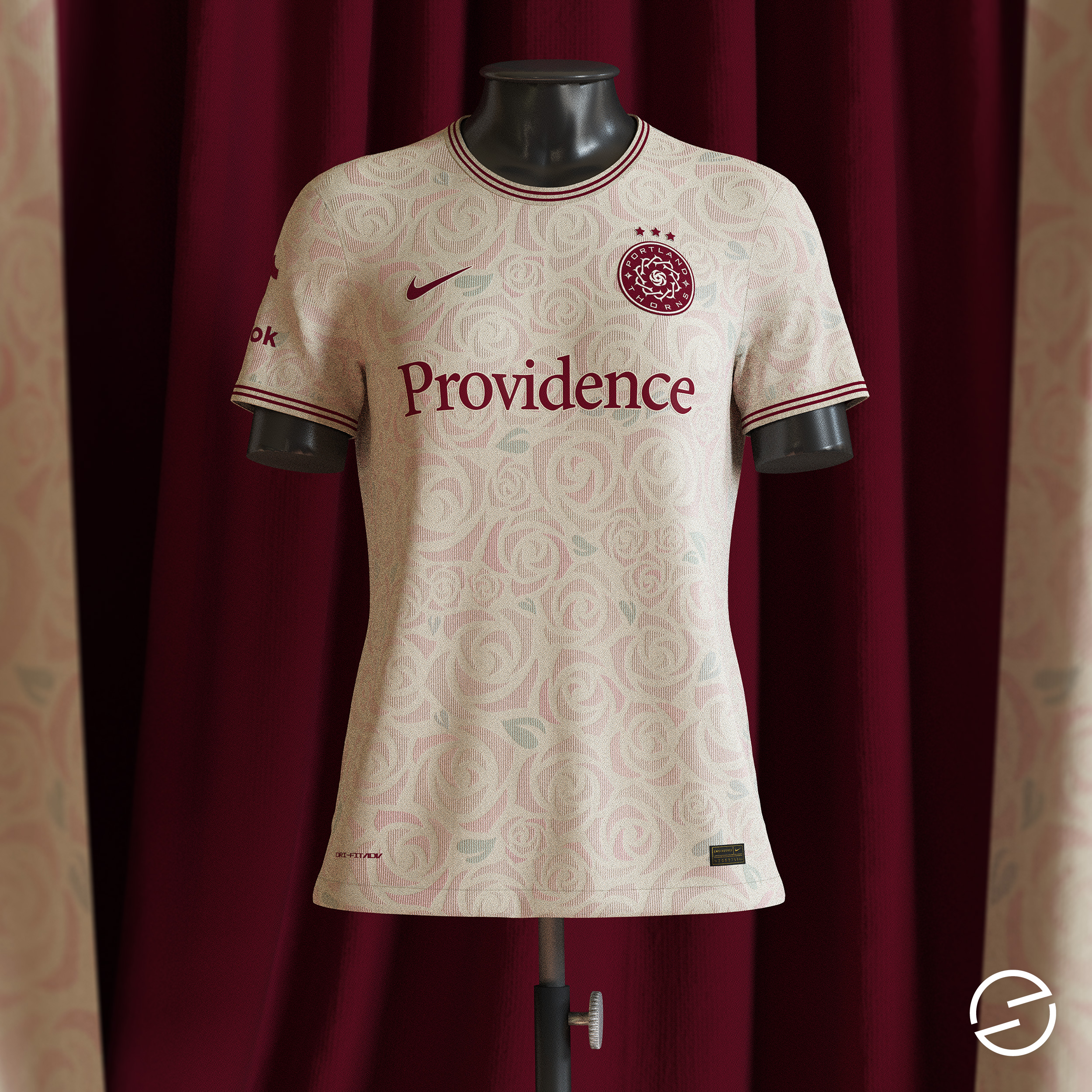 Portland Thorns x Nike away kit concept