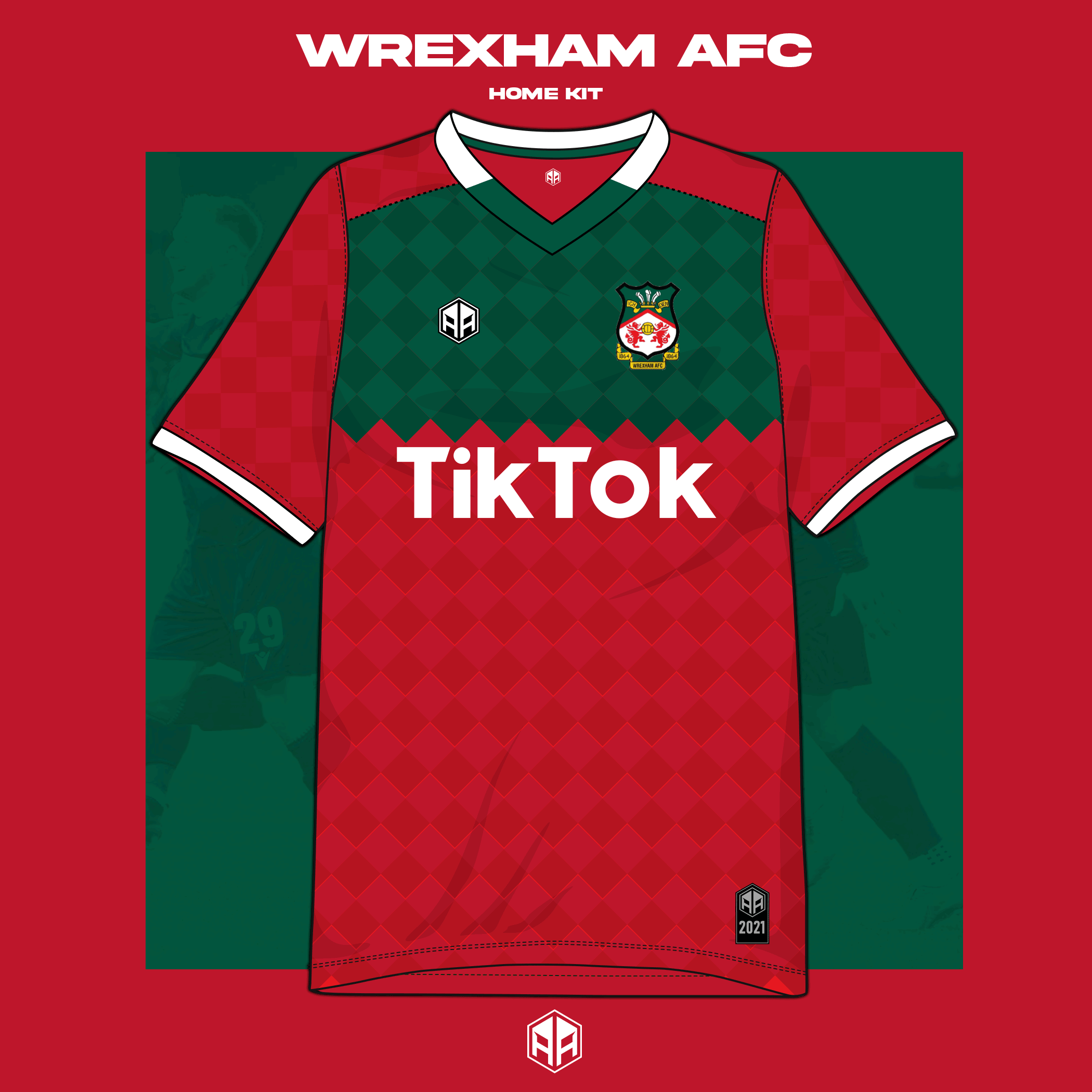 Wrexham AFC home kit concept