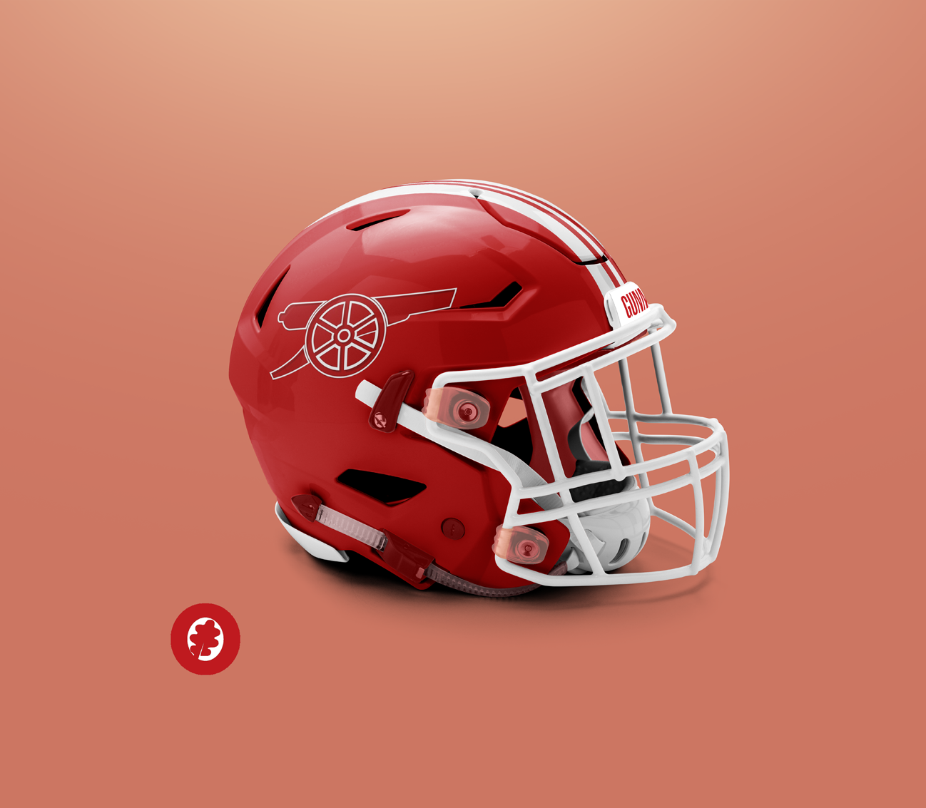 Arsenal NFL helmet
