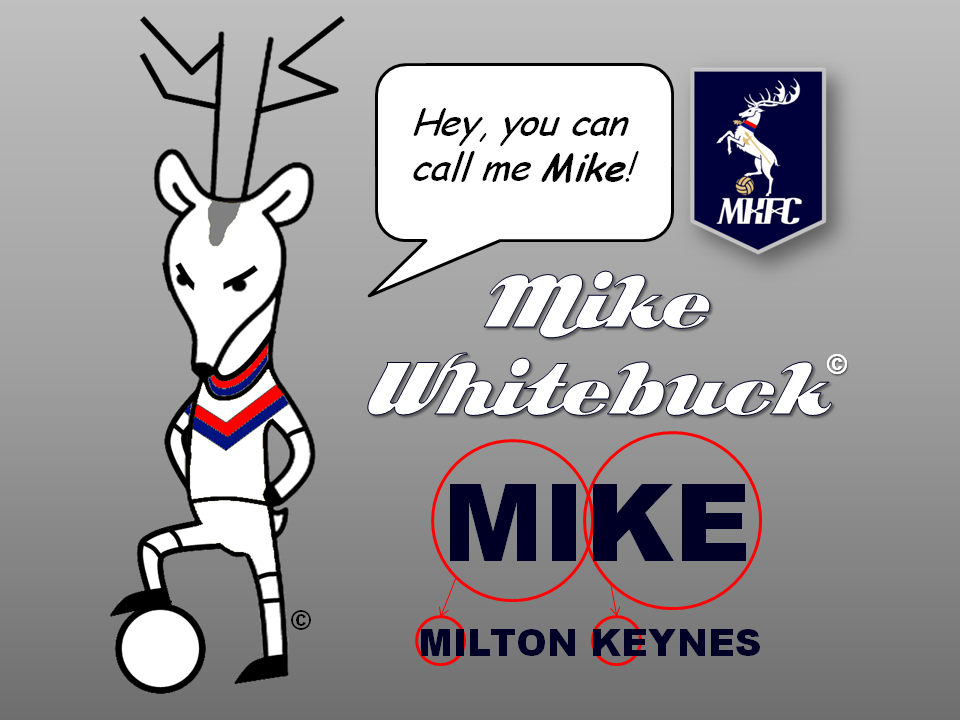 MKFC Mascot - Mike Whitebuck