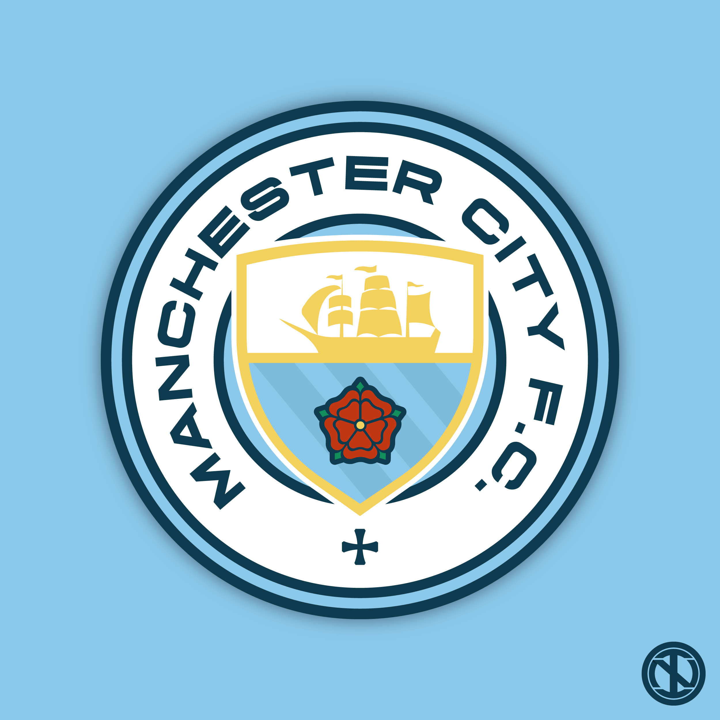 Manchester City | Crest Redesign Concept