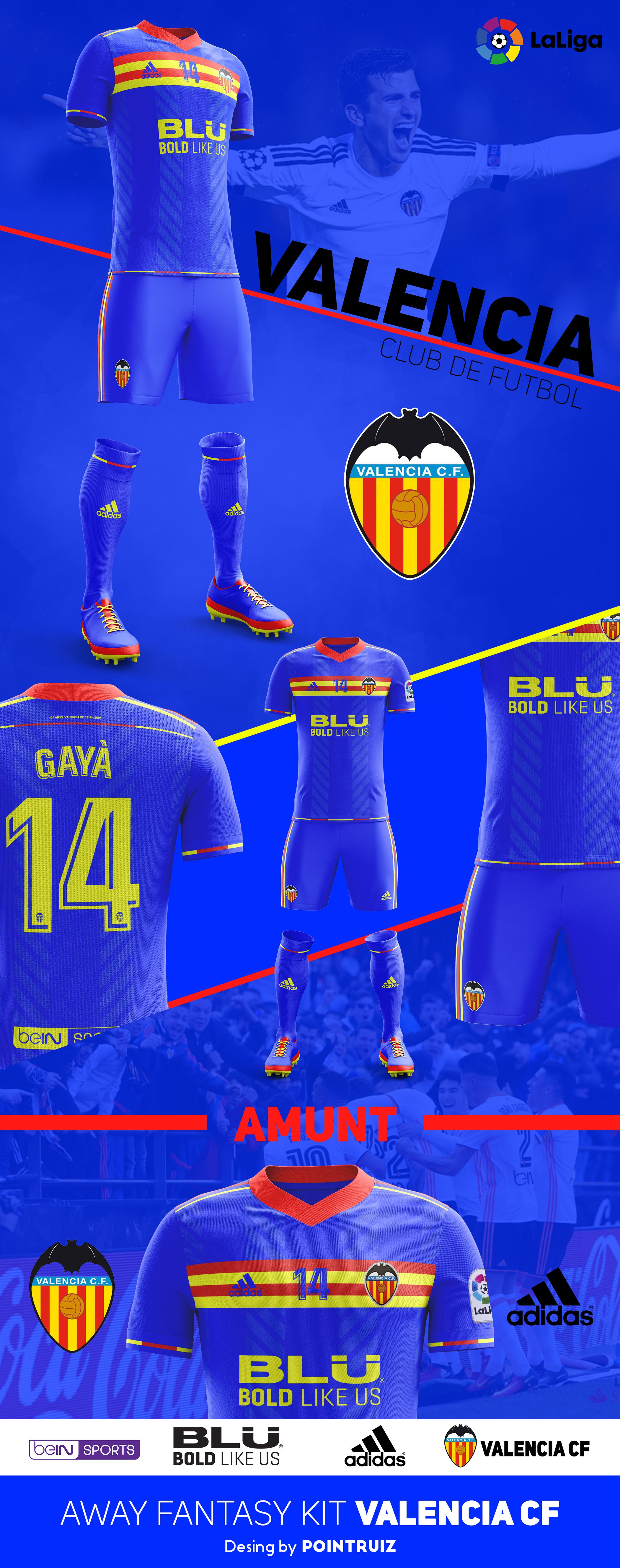 Away Fantasy Kit Valencia CF